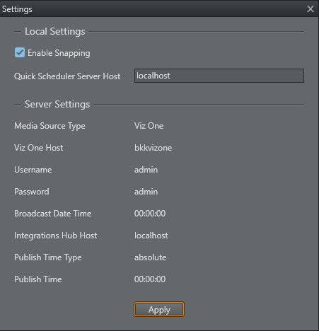 Quick Scheduler - Viz Multichannel