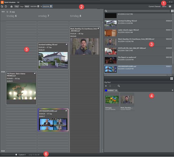 Quick Scheduler - Viz Multichannel