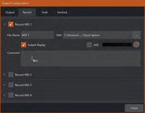 Output Configuration - Viz Vectar
