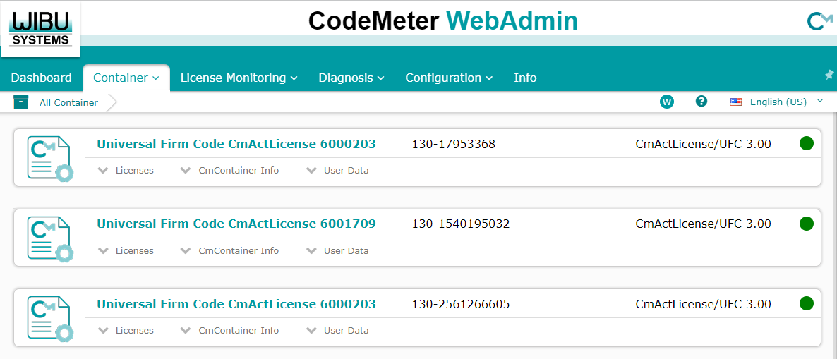 Container - Viz Licensing